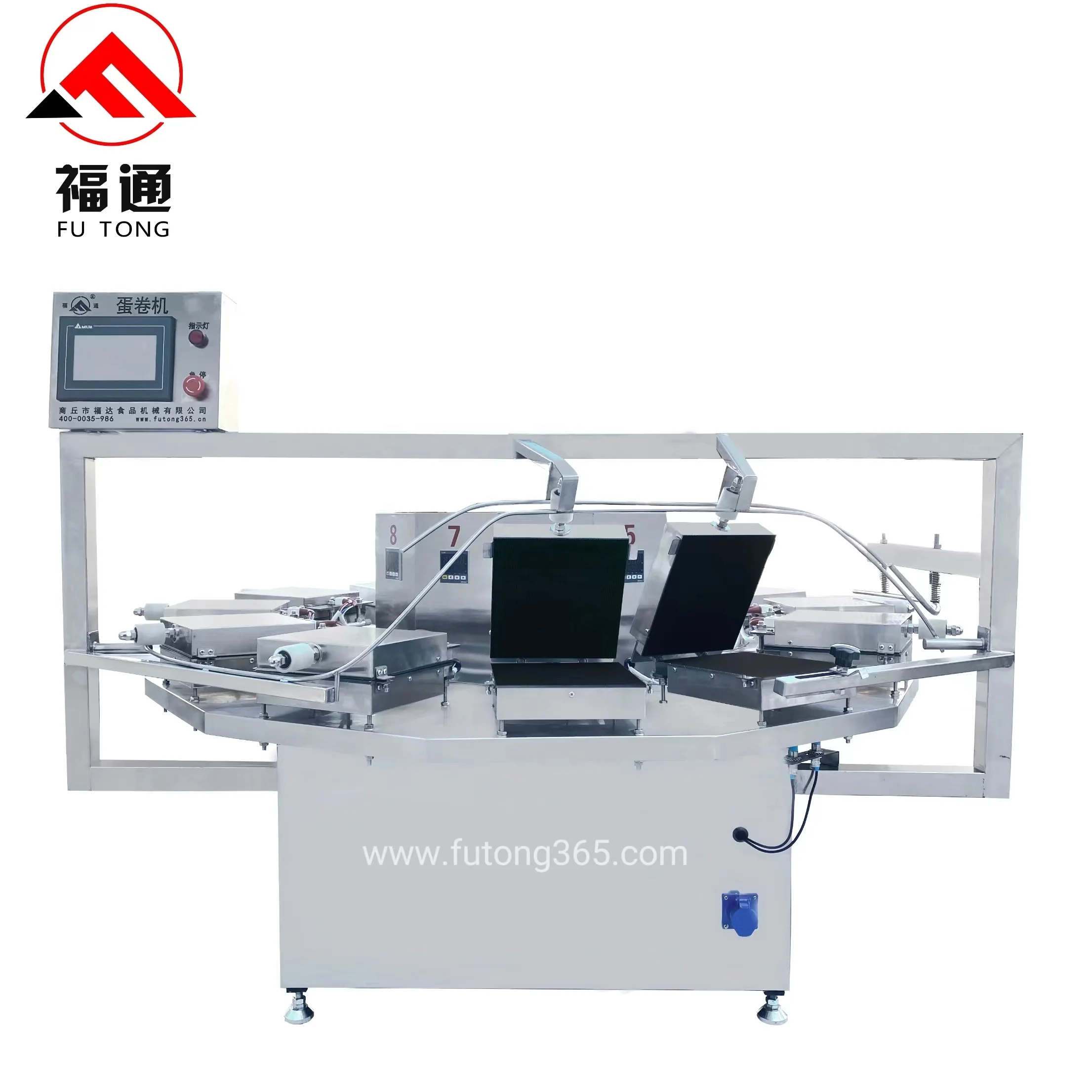 Industrial Egg Waffle Machines Wafer Making Maker Machine Commercial ...