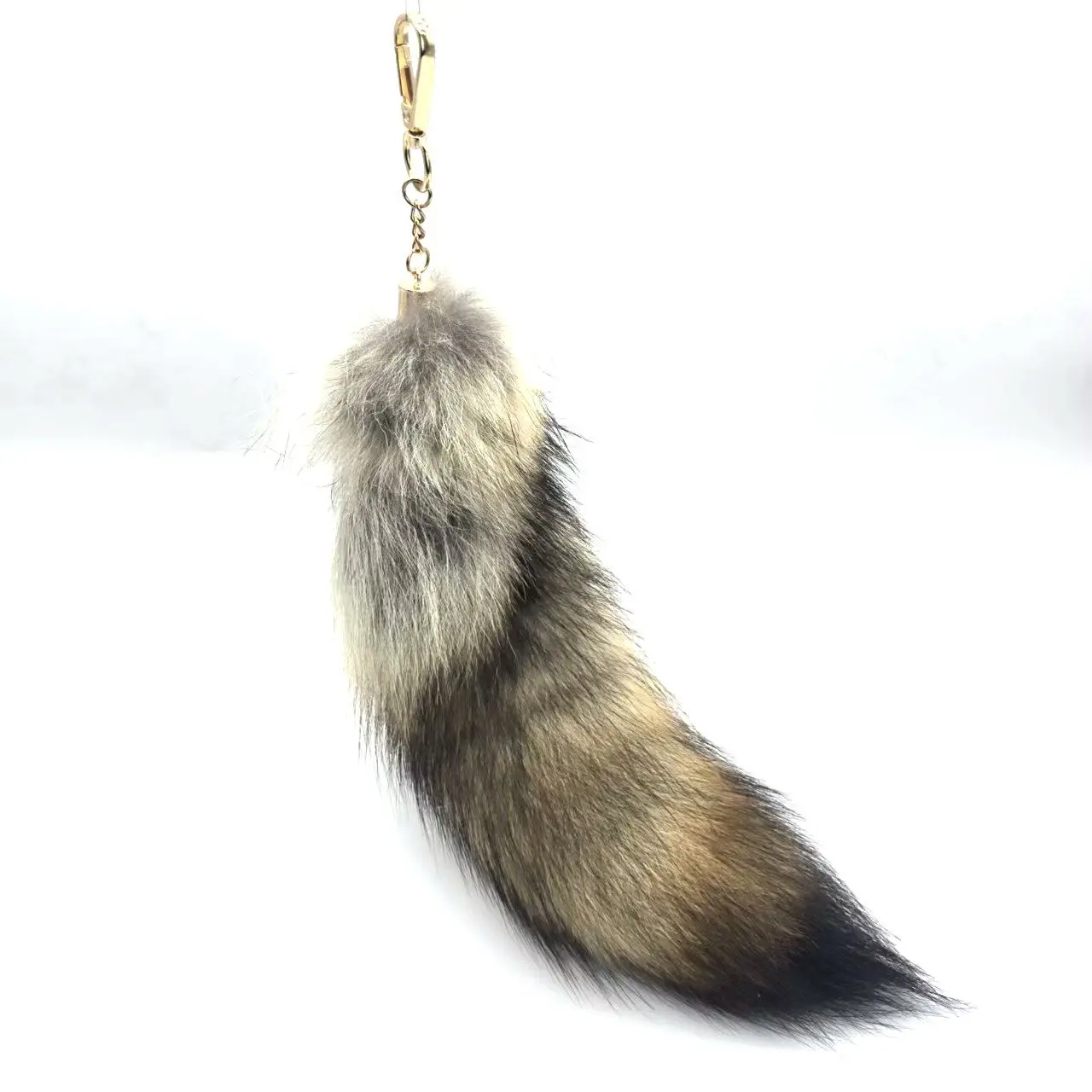 Fashion Raw Fox Tail Pendant Performance Props For Jewelry Luggage ...