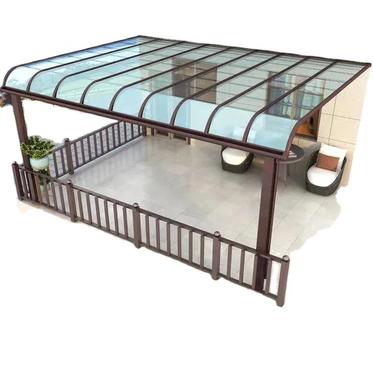 Outdoor Aluminum Frame Polycarbonate Canopy Balcony Awning Patio ...