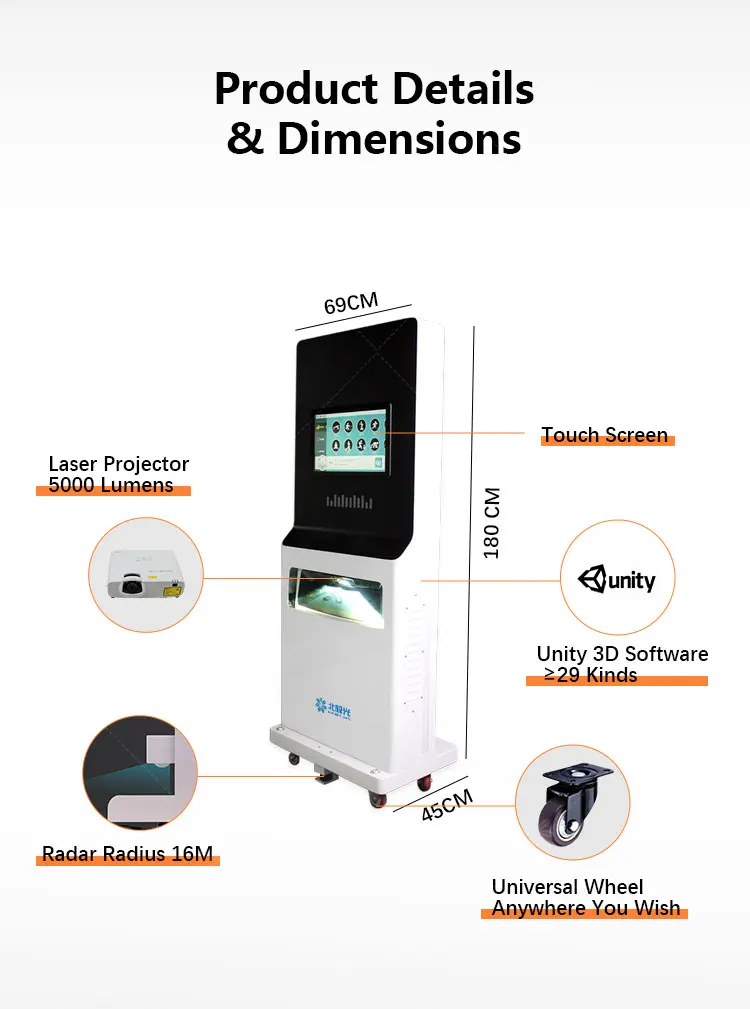 All-in-one Interactive Floor Projector Game Augmented Reality Interact ...