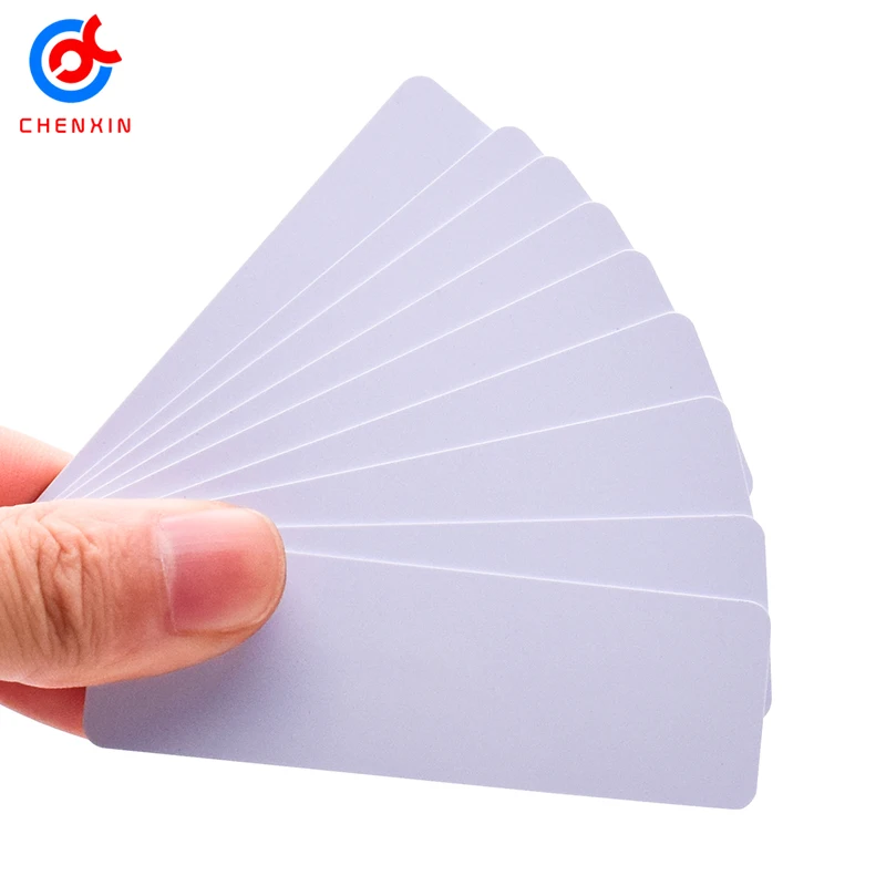Printable Contactless hotel key card RFID Strip Shaped smart White Card ...