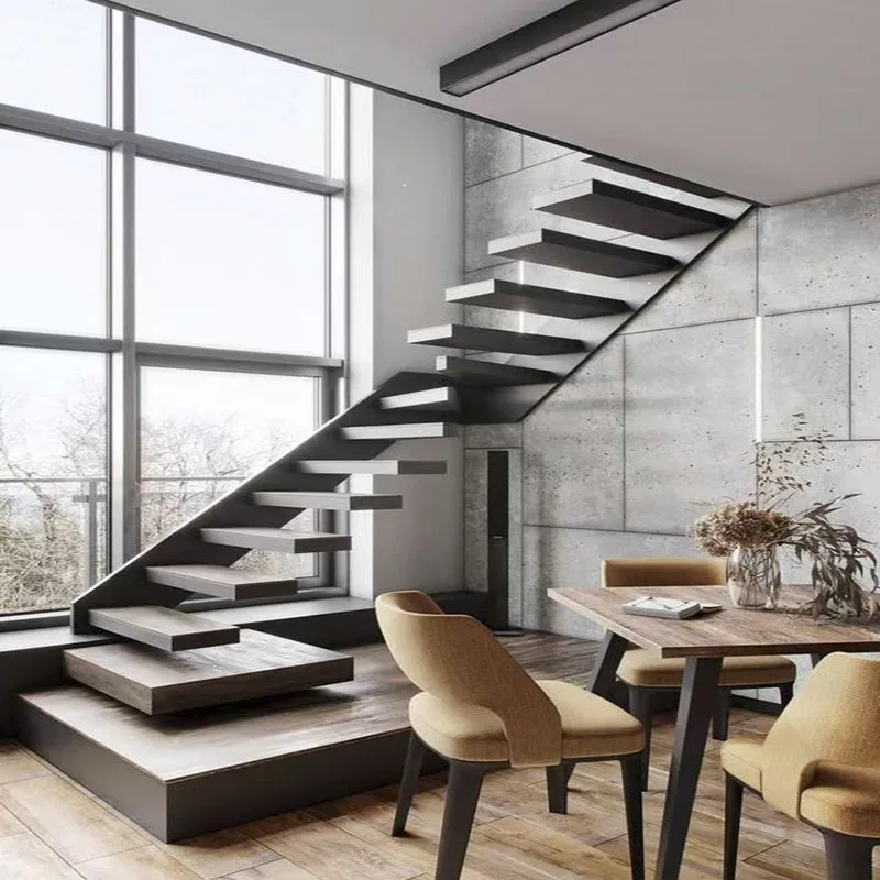 Invisible Steel Structure Staircase Suspended Staircase Customized ...