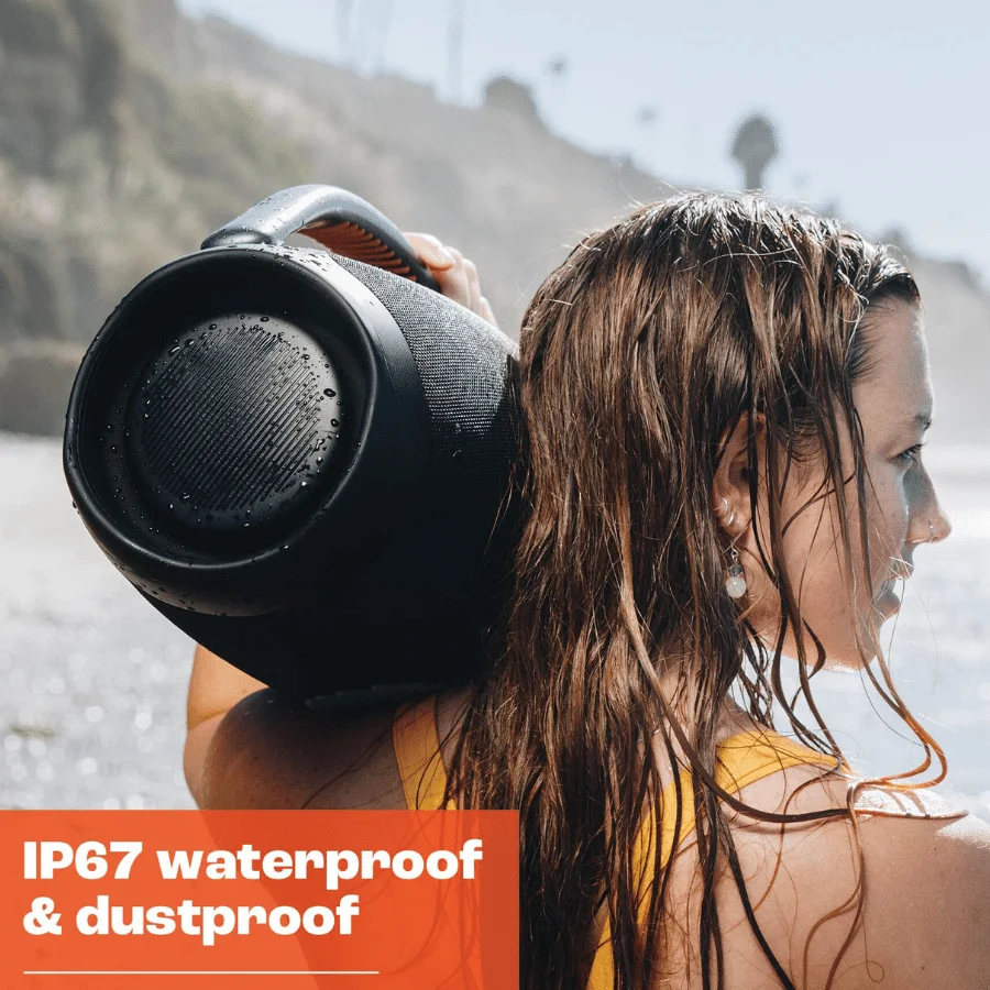 Jbi Eric Ye Boombox 3 Black Portable Bluetooth Speaker With Massive Sound Deepest Bass Ipx7 ...