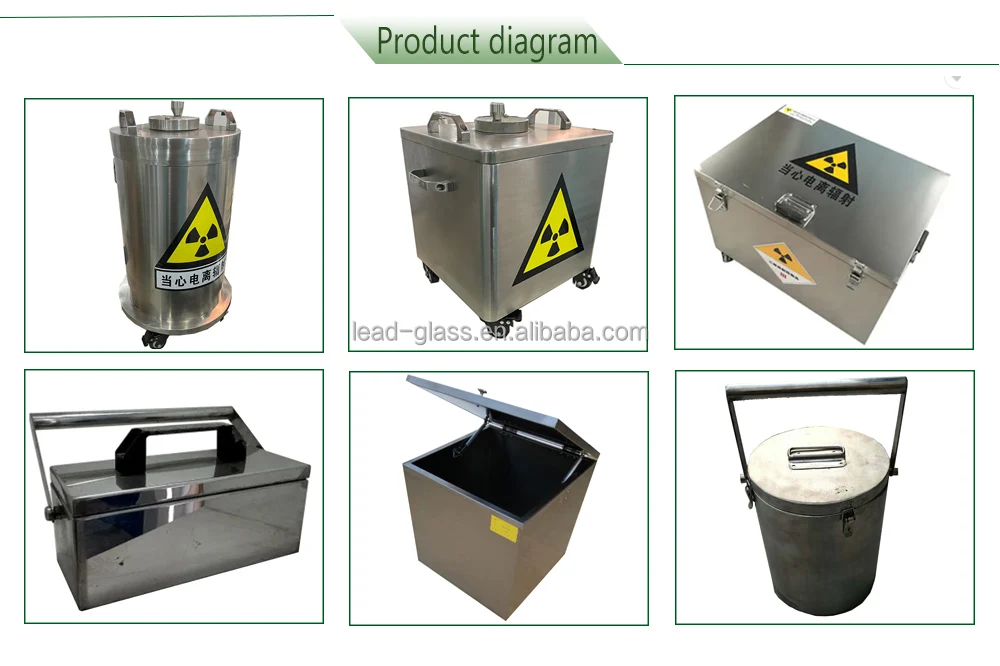 Nuclear Medicine Radiation Protection - Lead Cans & Tanks