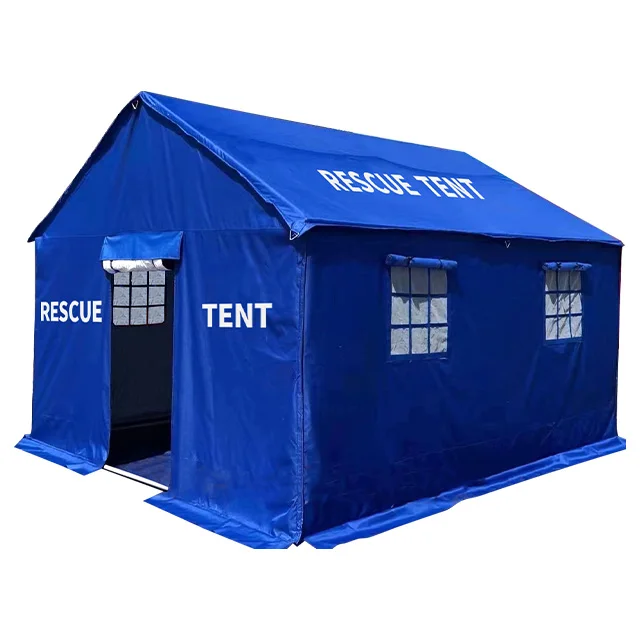 Oem Odm Waterproof Disaster Relief Tent Emergency Rescue Tent 3.2*3.7m ...