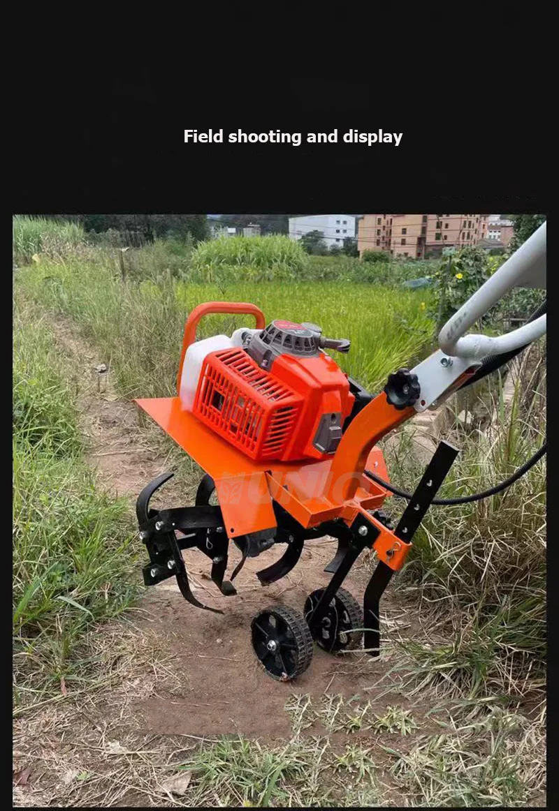 Multifunctional Gasoline Power Machine Mini Tiller Hand Push - Buy ...