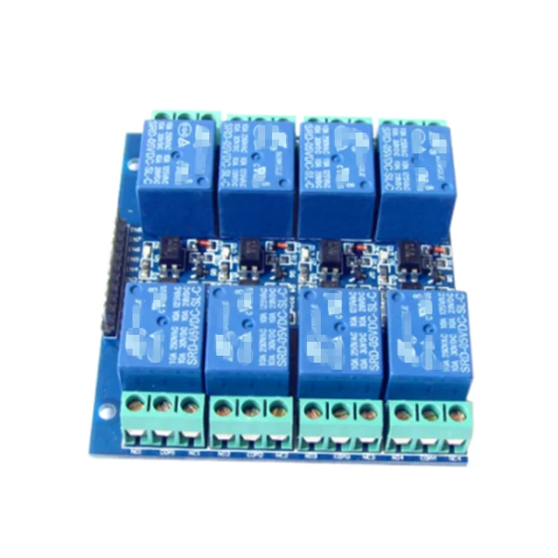 8 Relay Module 5v 10a Optocoupler Isolation Type Foreign Trade Quality Factory Direct Sales ...