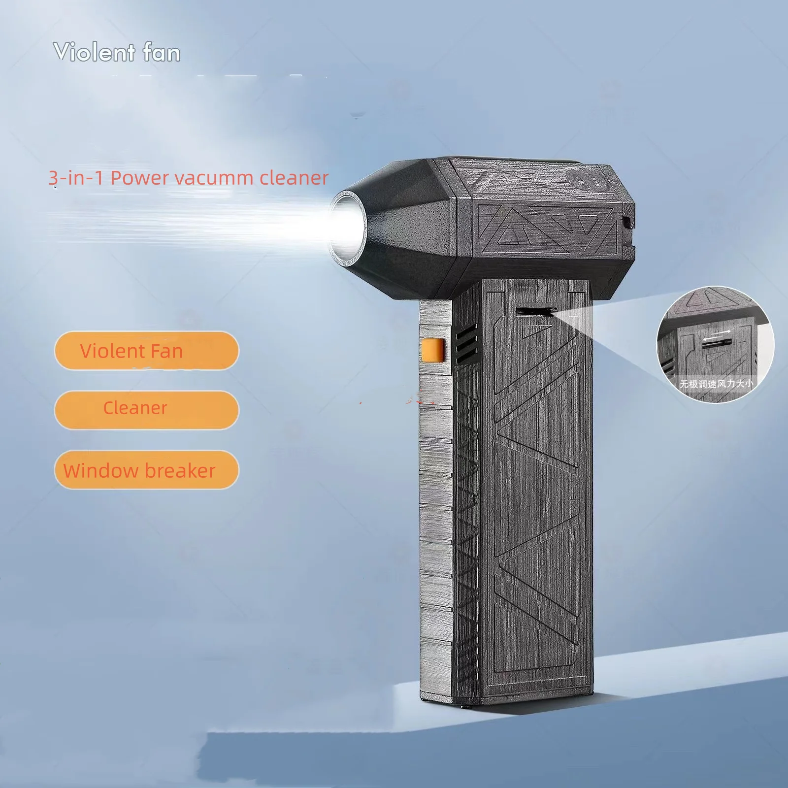 High Speed Pocket Jet Fan Mini Turbo Violent Fan Brushless Motor Fan ...