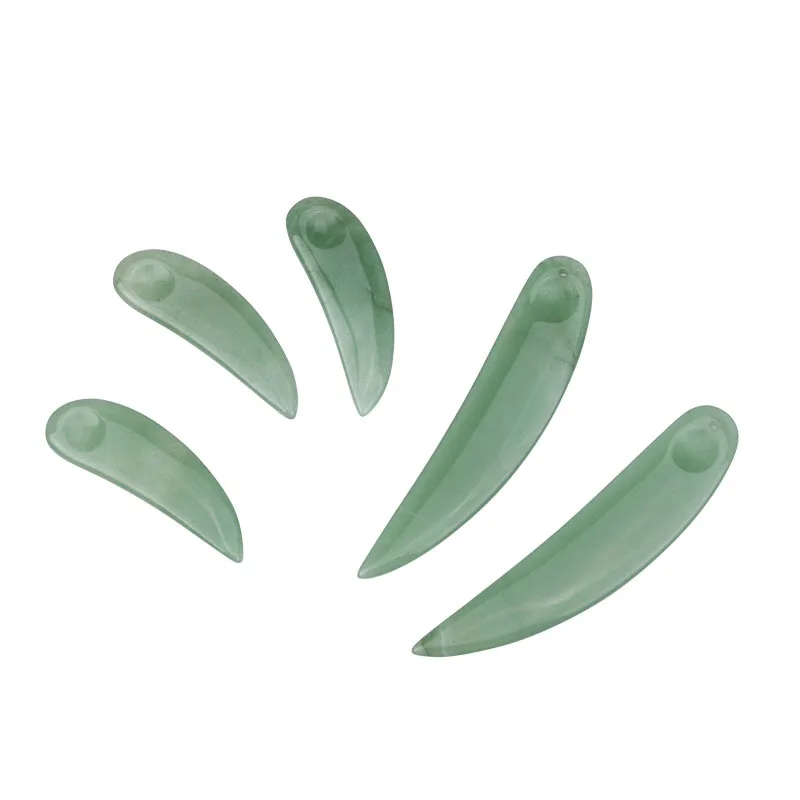 Curved Cosmetic Spatula Scoop Jade Mask Spoon Mini Cosmetic Spoon ...
