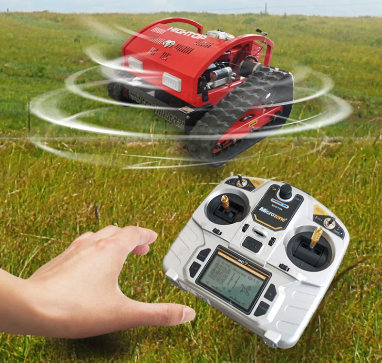 Upgraded Remote Control Mower Cordless Mower Mini Robot Mower Part ...