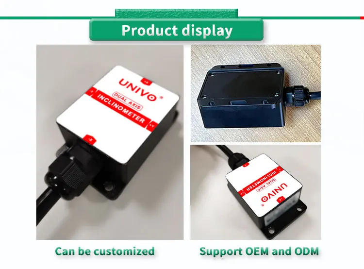 Univo Ubis-326y Rs232/rs485/ttl Dual Axis Inclinometer Analog Angle ...