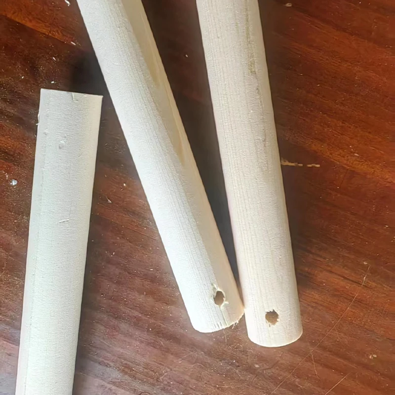 Wooden Craft Dowel Rods Unfinished Poplar Round Hardwood Sticks Wooden ...