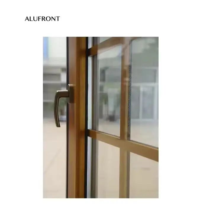 Architectural Window Grill Design Aluminium Wood Cladding Windows with ...