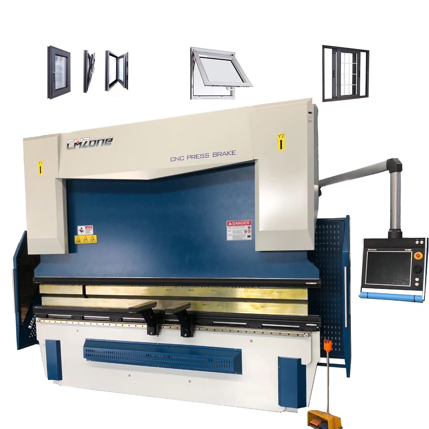 WE67K CNC DA69T 8 Axis Press Brake by Chzom Metalworking Solution for ...