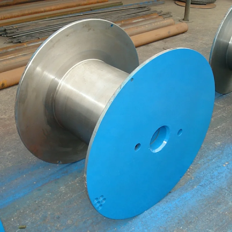 cable machine bobbin empty steel cable spools Flat High Speed Bobbin ...
