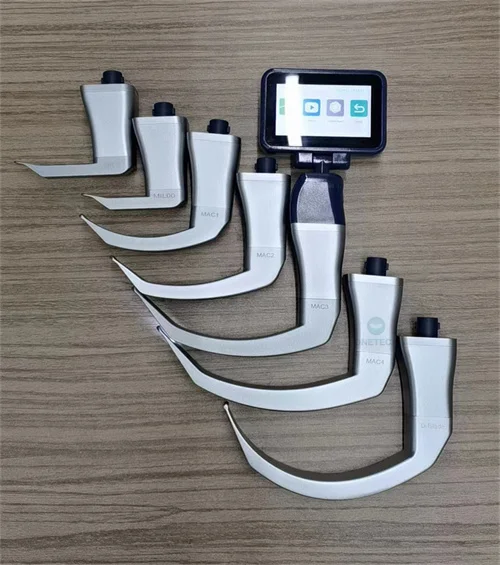 Conventional Laryngoscope Set Reusable Video Laryngoscope Blades Set ...