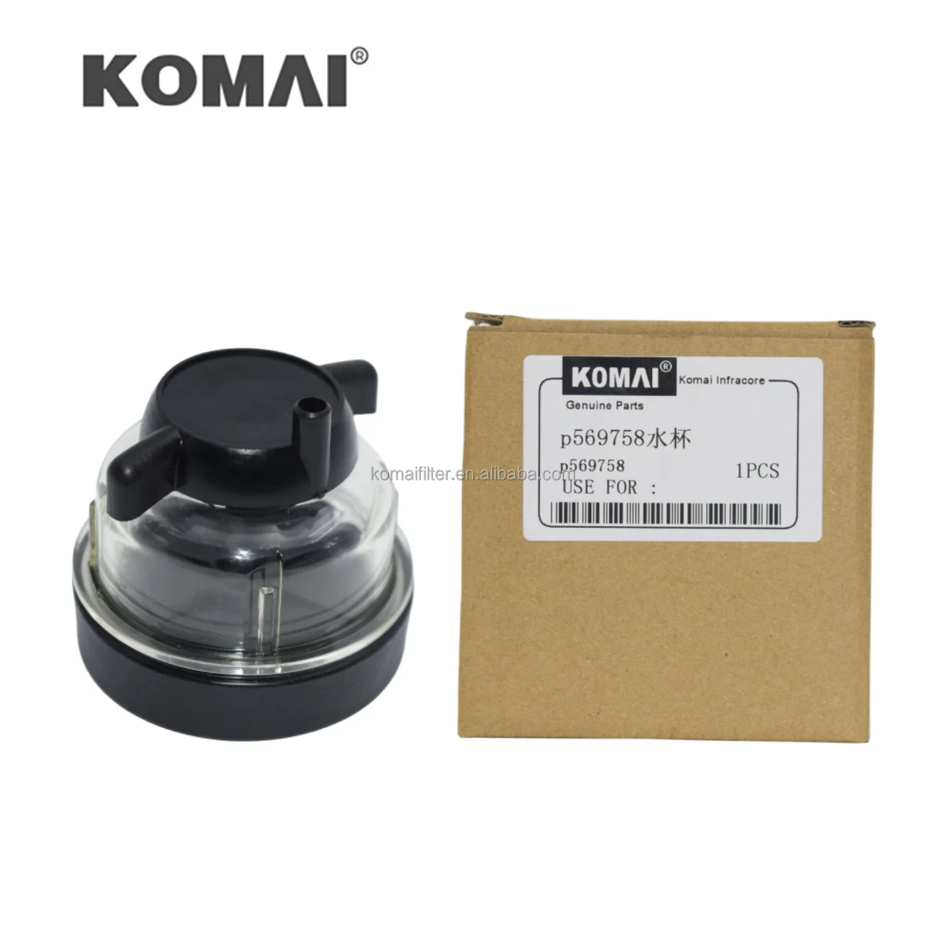 Fuel Water Separator Cup for Doosan DH225LC-9 Excavators