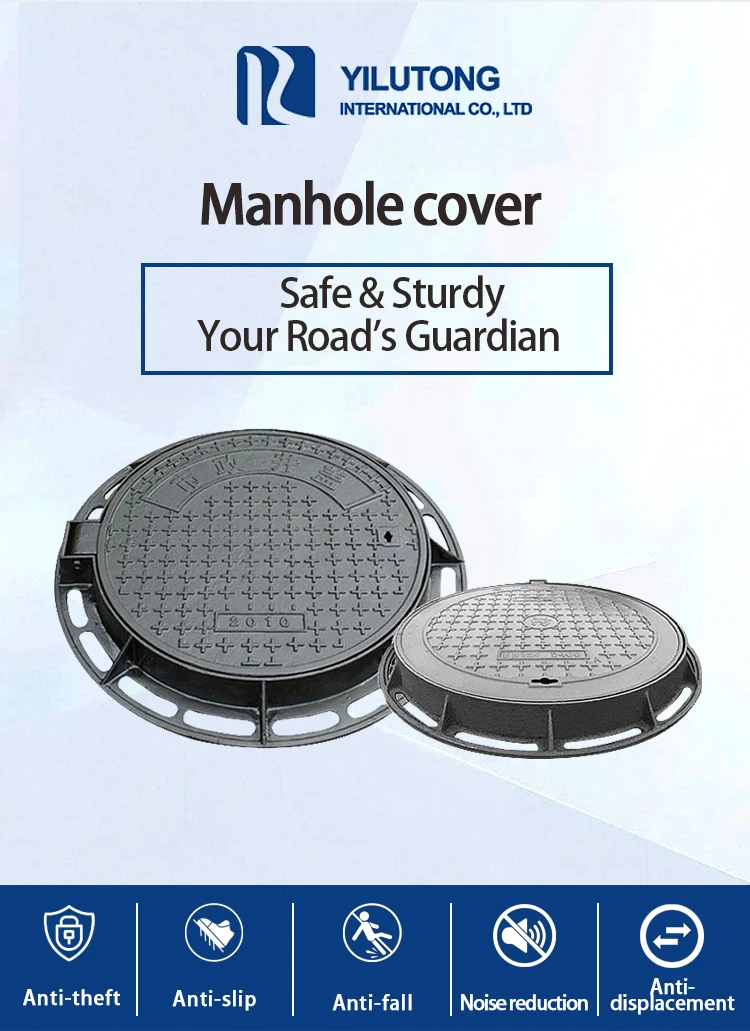 Security Anti-Theft Manhole Cover Round Manhole Cover Ductile Iron ...