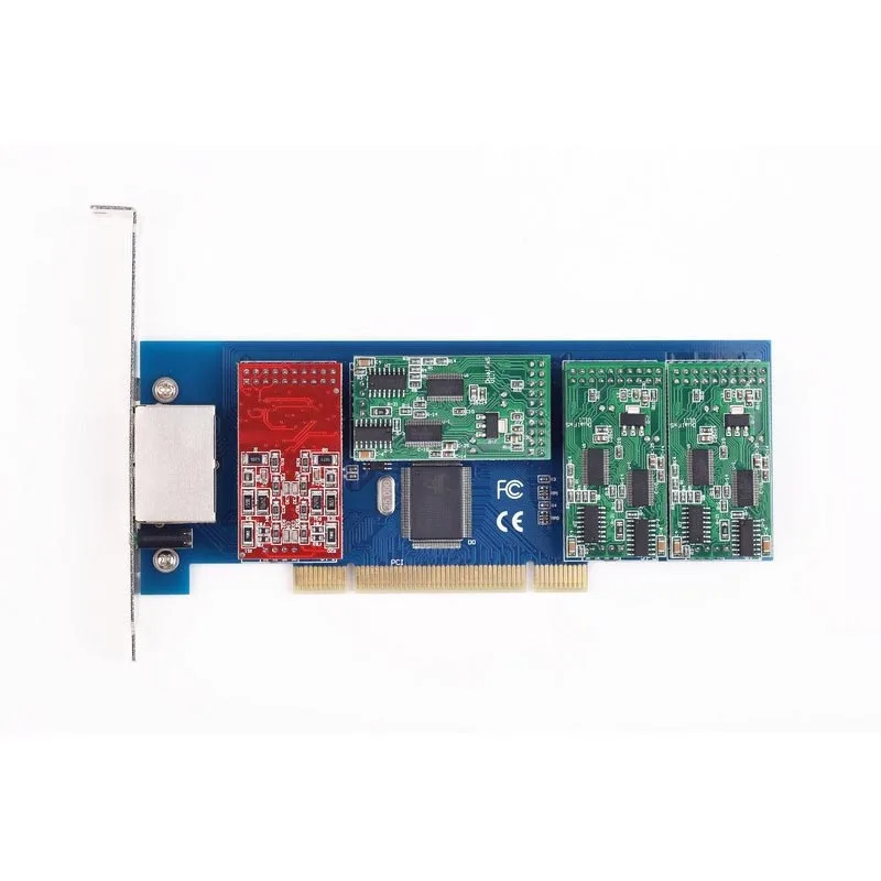 Tdm800p2u 8 Ports With 8 Fxs/fxo Arsterisk Card For Ip Pbx Freepbx ...