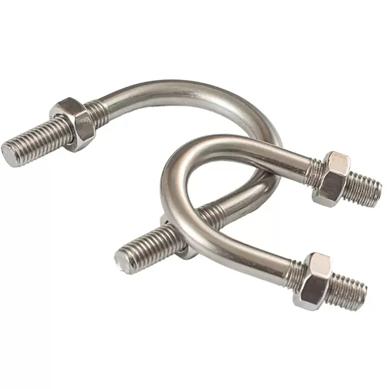 DIN3570 A2-70/A4-80 Stirrup Truck U Bolts Galvanized U Type Lock Bolt ...