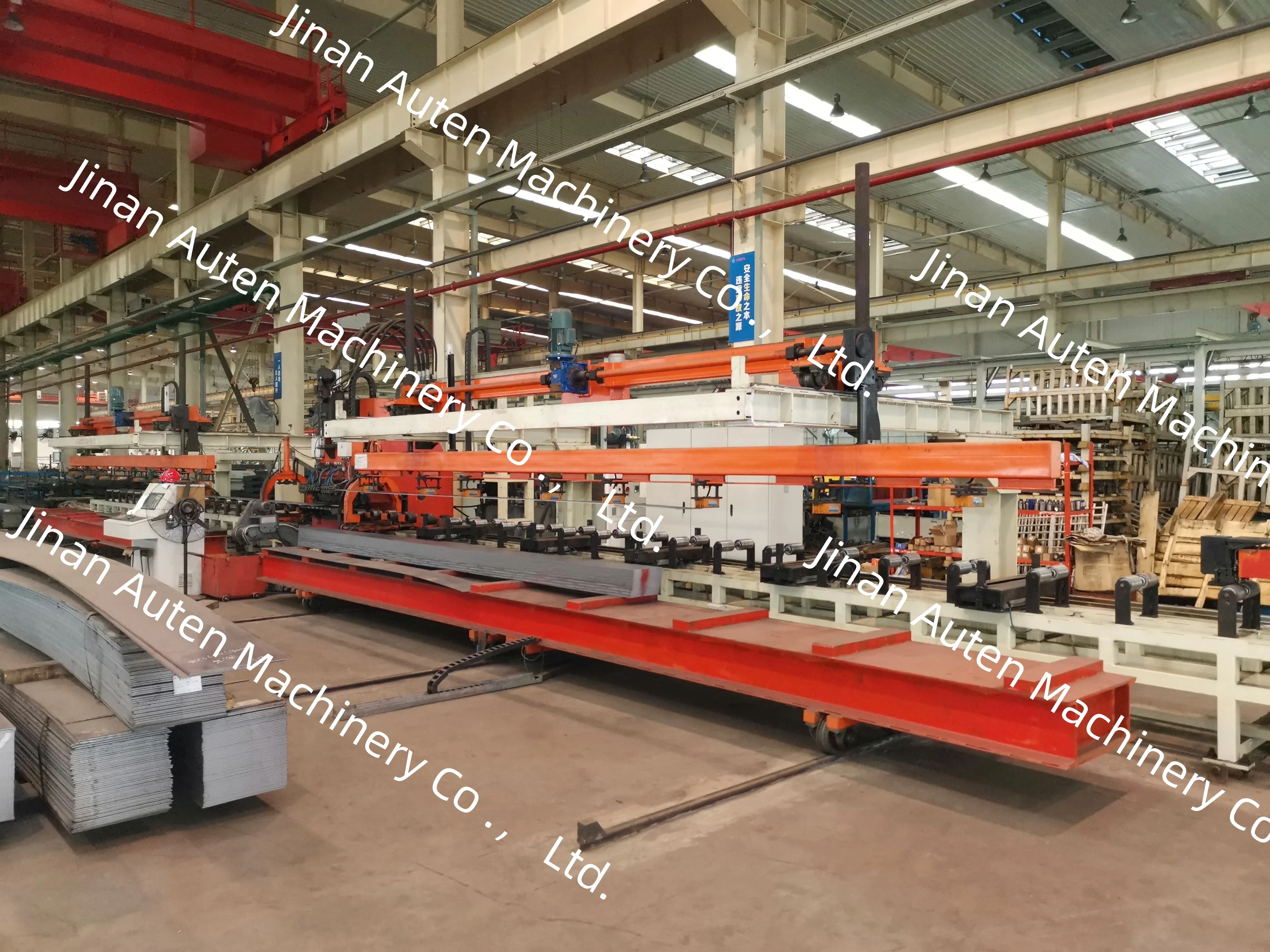 CNC Plate Punching Machine Truck Beams Stringer Production Line Motor ...