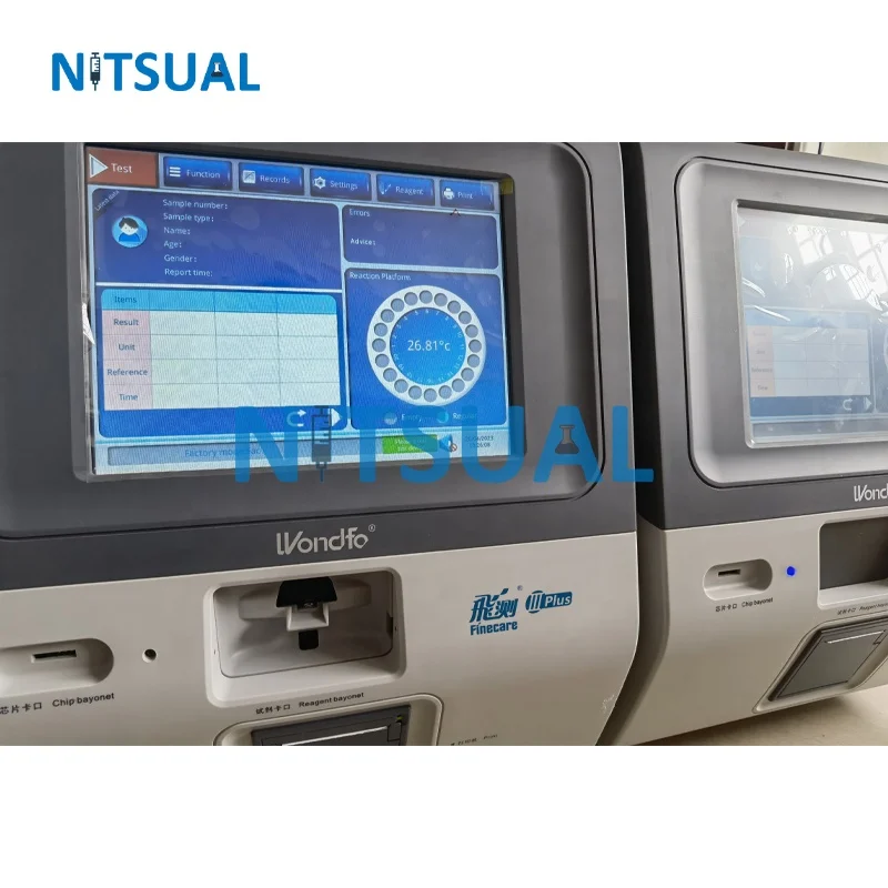 Wondfo Finecare Iii 3 Plus Fia Meter Multi Channel Fs-205 Fluorescence ...