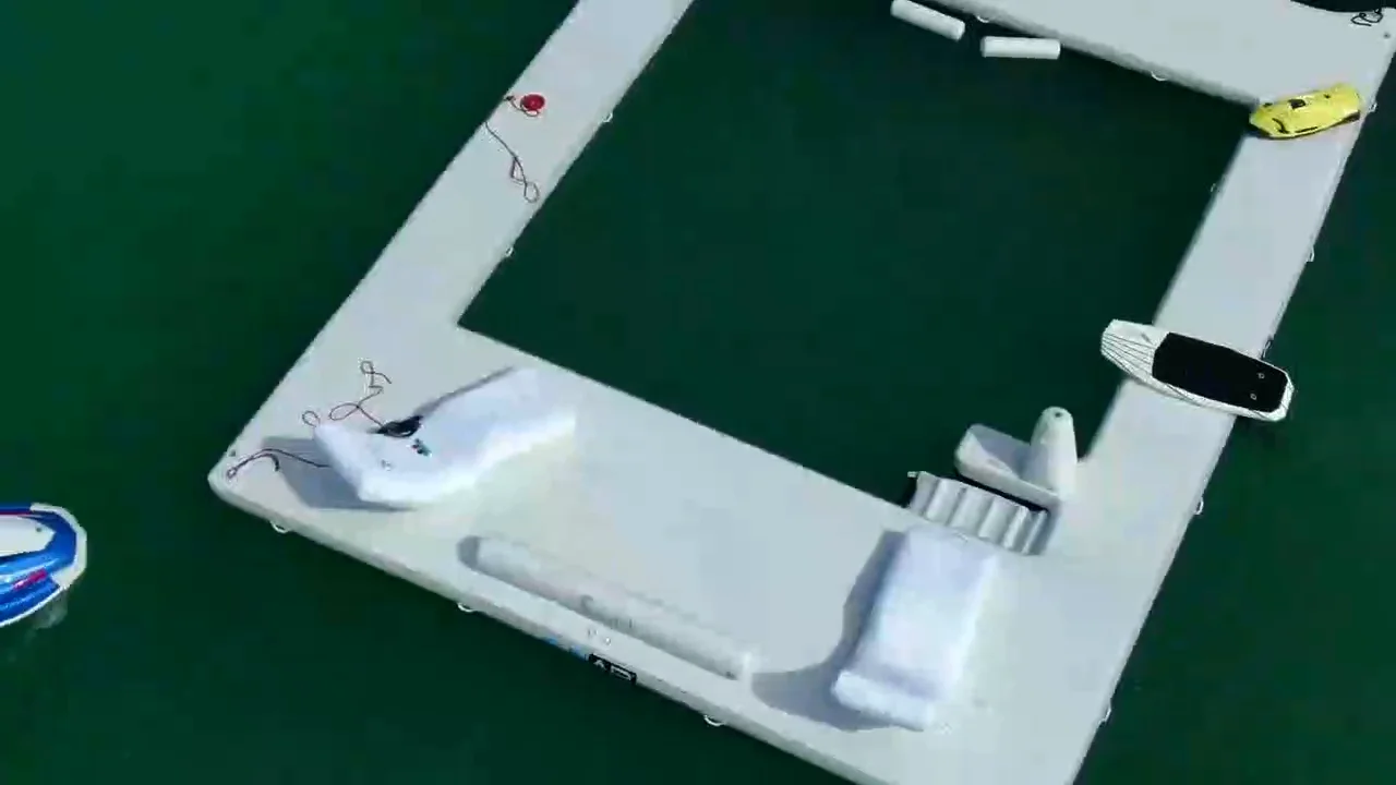 Inflatable Lounge Yacht Boat Floating Swimming Ocean Pool On Sea For ...