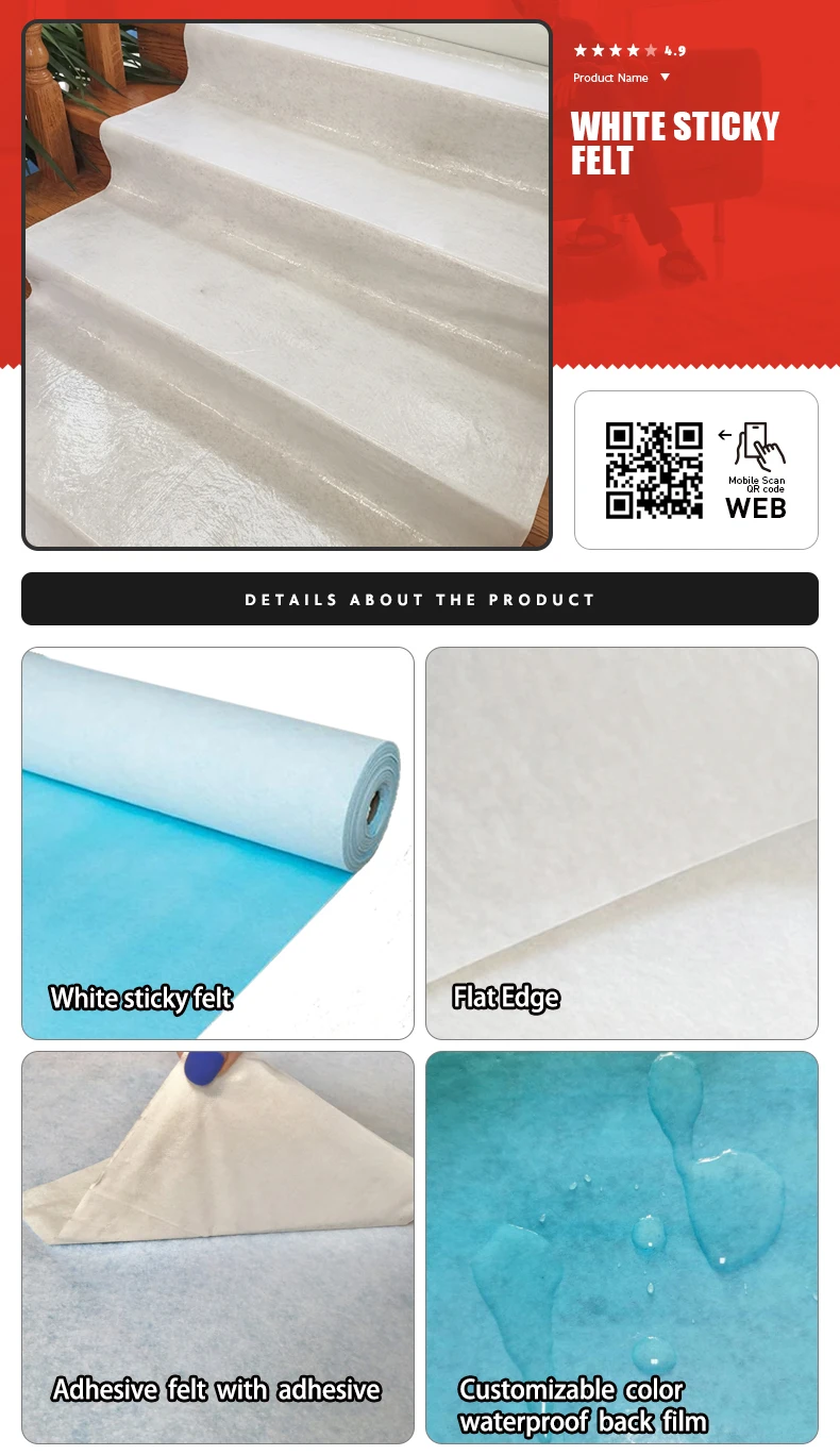 White Painter Fleece Malervlies Floorliner Paint Protection Breathable ...