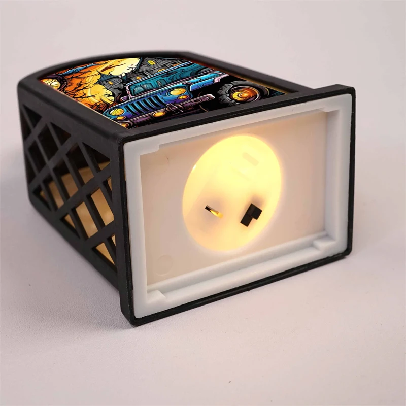 Cheap Rectangular Memorial Sublimation Blanks Christmas Led Lanterns ...