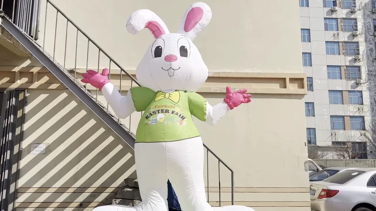 Bespoke Shapes Activity Decoration Inflatable Green Bunny,Inflatable ...