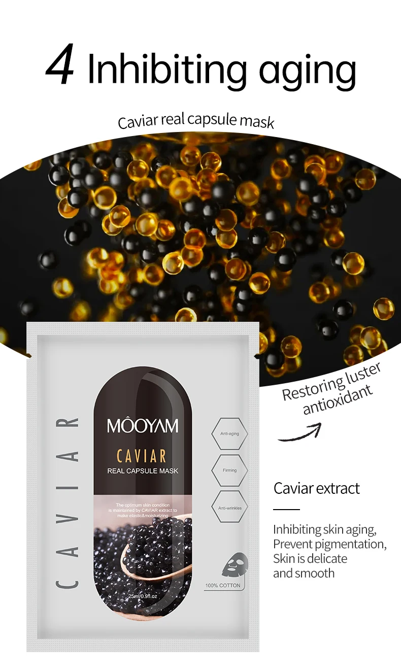 MOOYAM Brightening Facial Masks - Anti-Aging & Moisturizing