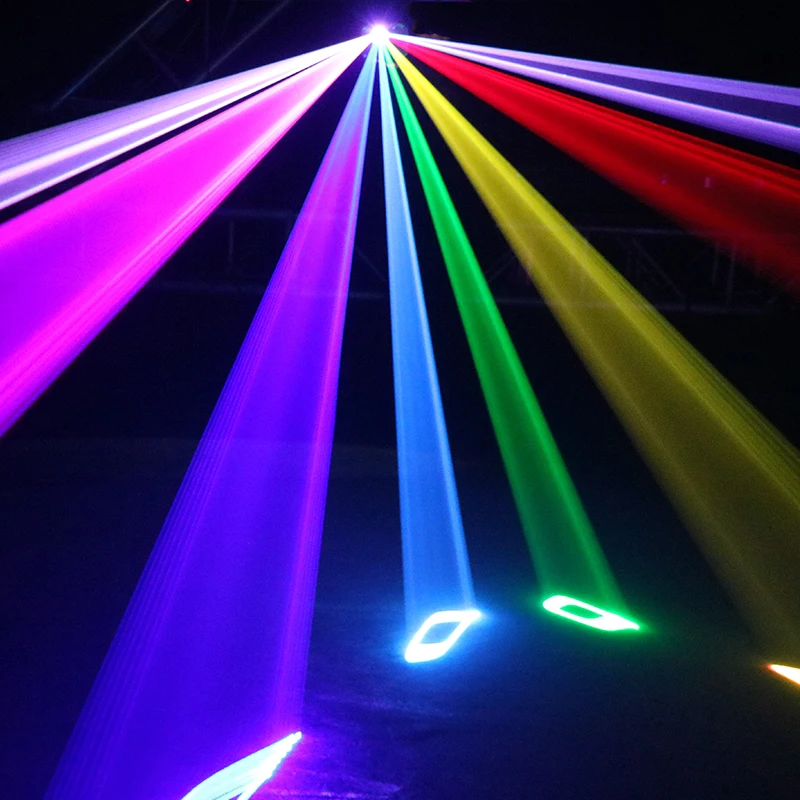 300mw Rgb Laser Lumière Animation Faisceau Scanner Scène Fête Disco ...