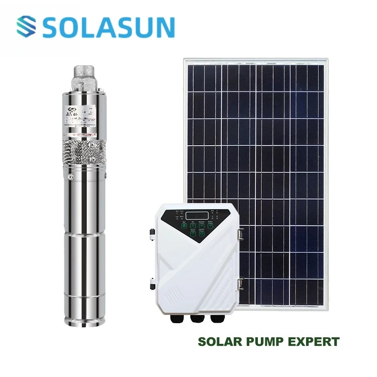 Solasun 12 Volt Brushless Solar Power Submersible Water Pump High ...