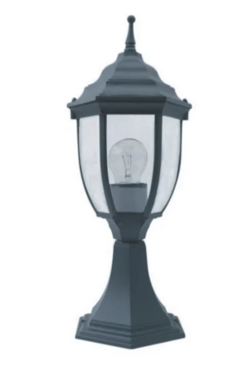 Exterior Pier Mount Lamp Outdoor Garden House Fancy Main Gate Pillar ...