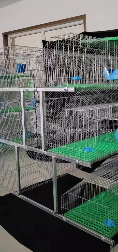 Factory Direct Industrial European Style Stacking Rabbit Breeding ...