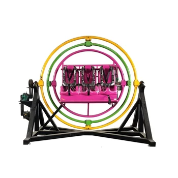 Amusement Orbitron Ride Park Fairground Electric 6 Seat 360 Degree ...