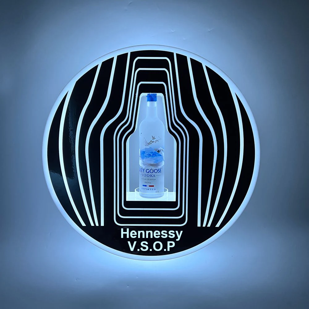 Stainless Steel Rocket Led Bottle Light Base Presenters For Bar Hotel ...