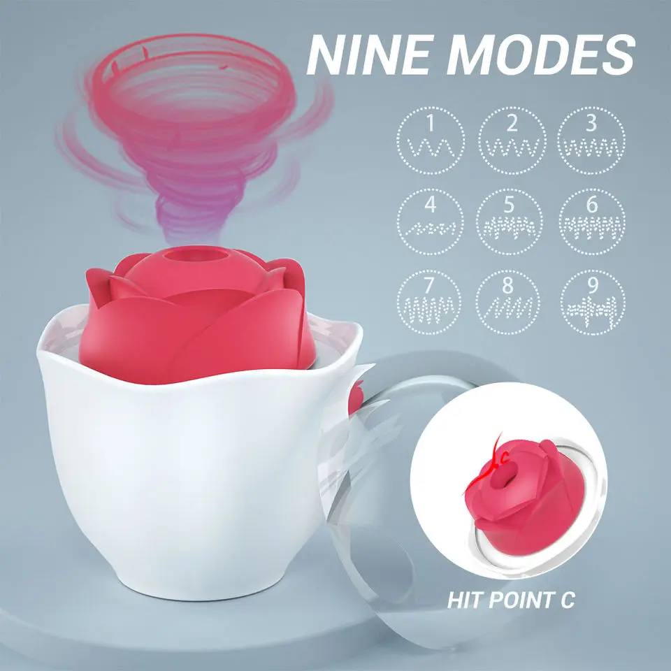 Thrusting Women Vibrator Adult Sex Toys Rose Saxy Toys Woman Posy ...