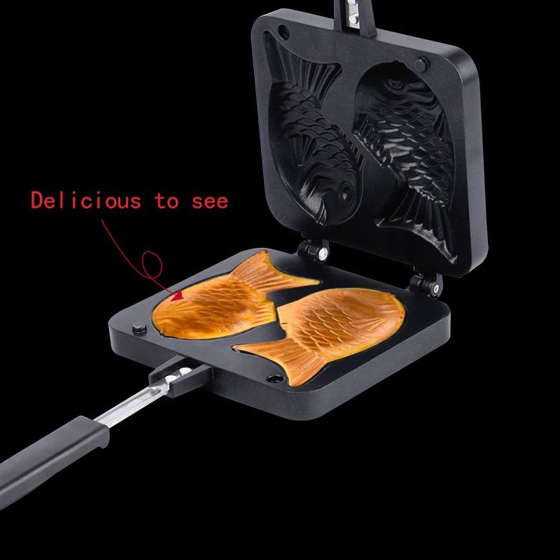 Japanese Gas Cooker Taiyaki Fish Shaped Waffle Maker