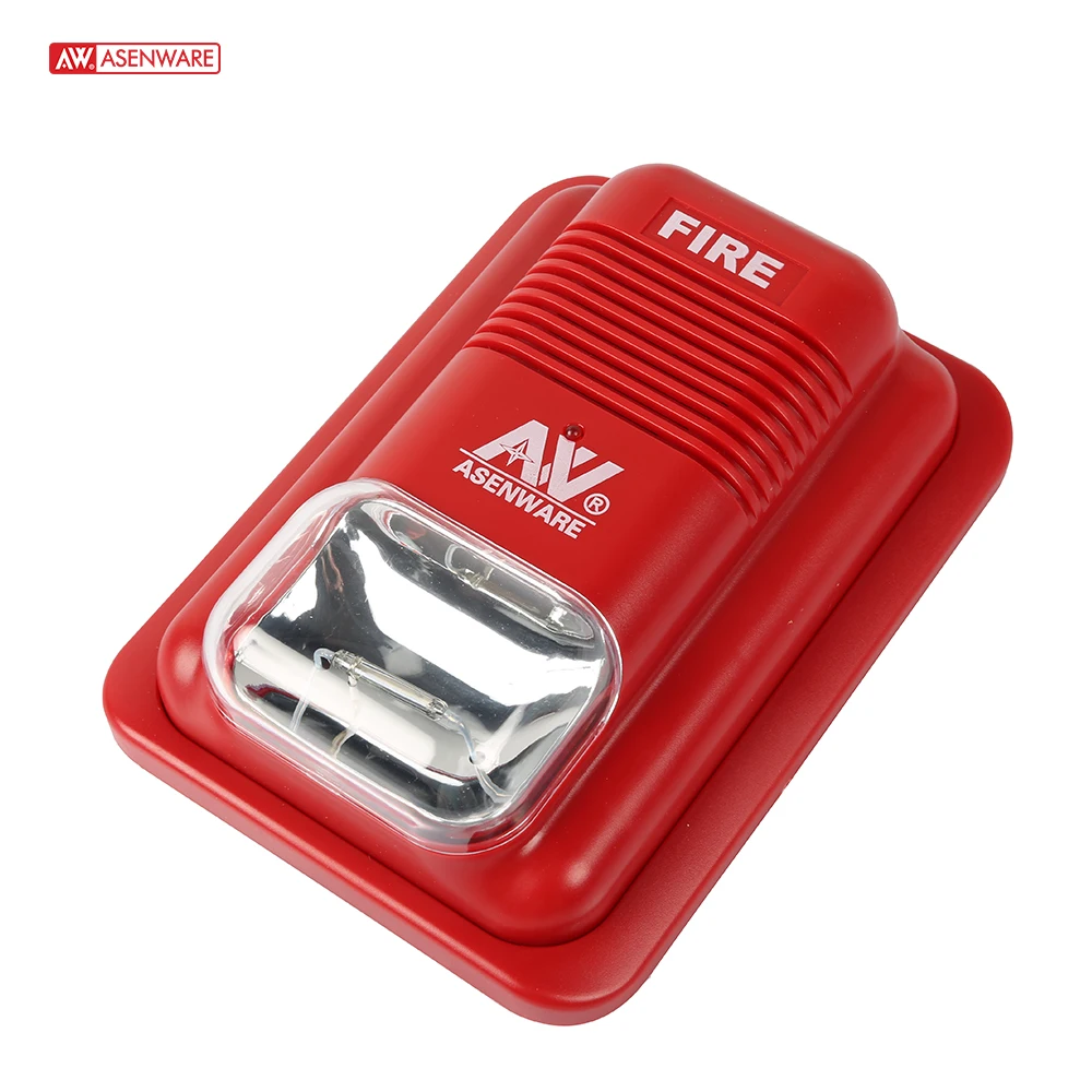 Asenware Addressable Fire Alarm Strobe Sounder - Alarm SPL ≥100 Db