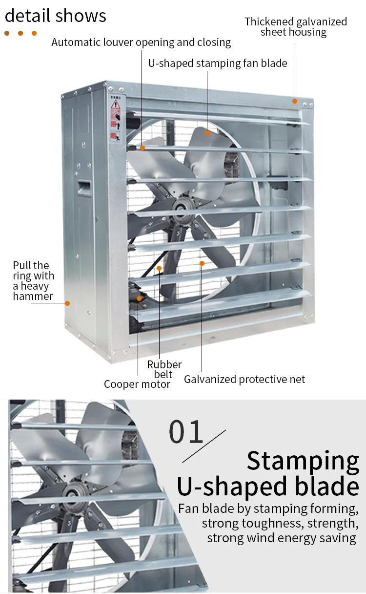 High-power Negative Pressure Fan for Efficient Ventilation