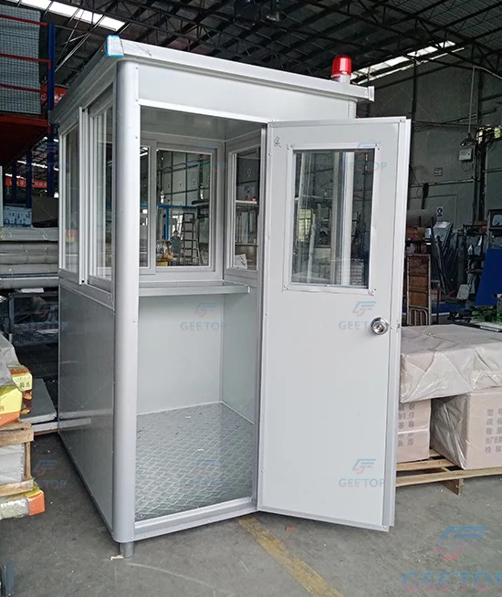 Safe Metal Guard House Cabin Prefab Security Lock Box With Different ...