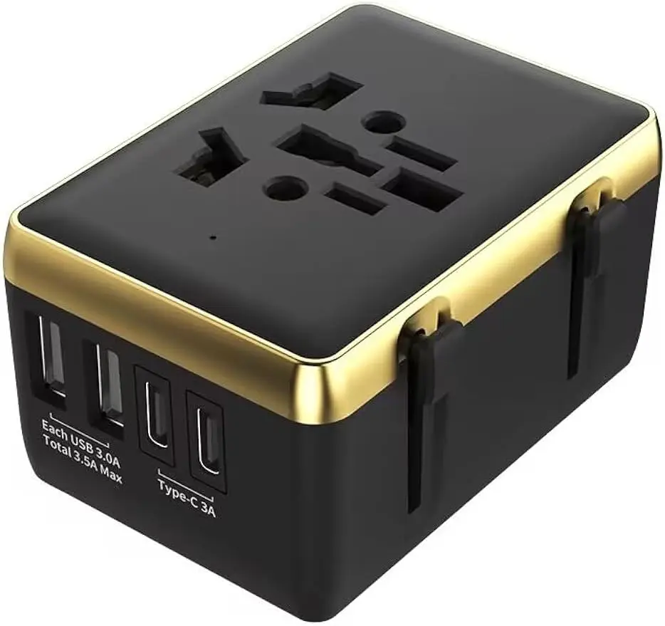 Universal Travel Plug Adapter All-in-one International Power Converter ...