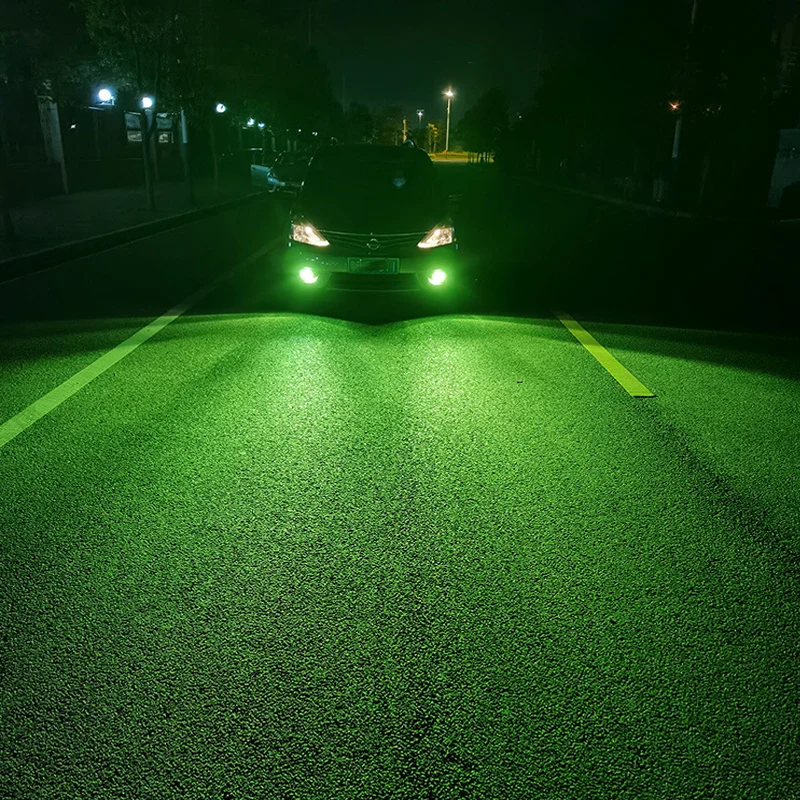 Lime Green Led Headlight Bulb H11 H7 9005 9006 H4 R5 Bi Xenon Led Lamp ...