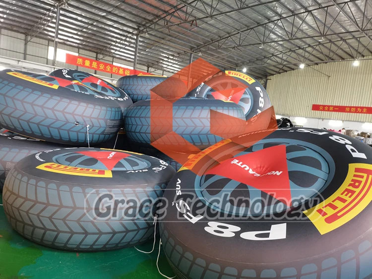 Giant Advertising Inflatable Tire Balloon for Outdoor Display