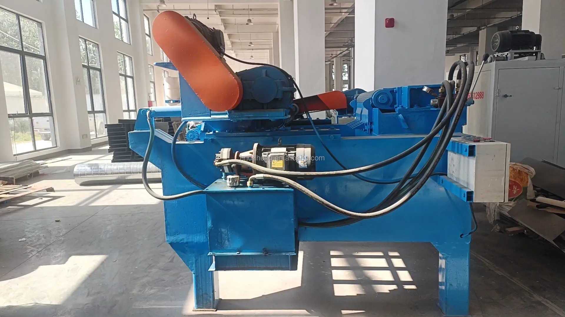 Automatic 8 feet rotary drum andoung wood debarking machine| Alibaba.com