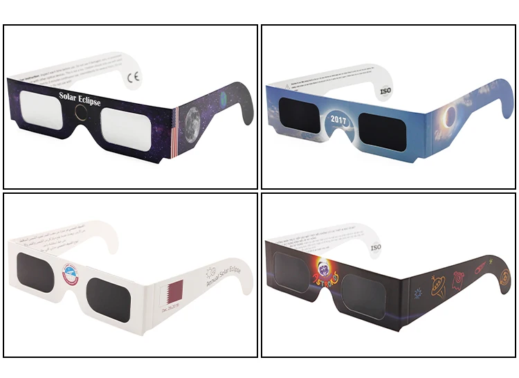 Newest Design For 2024 Solar Eclipse Glasses Custom Design Paper Solar Eclipse Glasses Safe ...