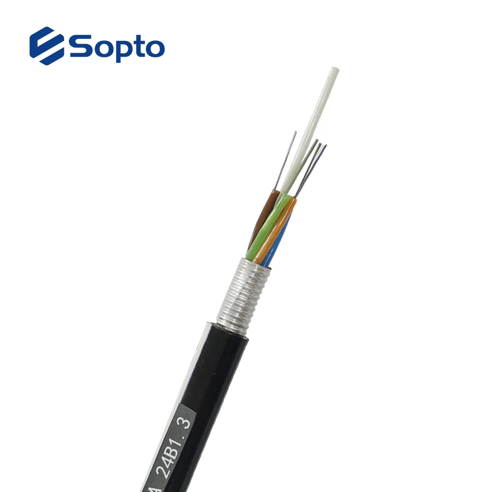 Outdoor Duct Fiber Optic Cables Loose Tube Type 4 8 12 24 48 96 144 ...