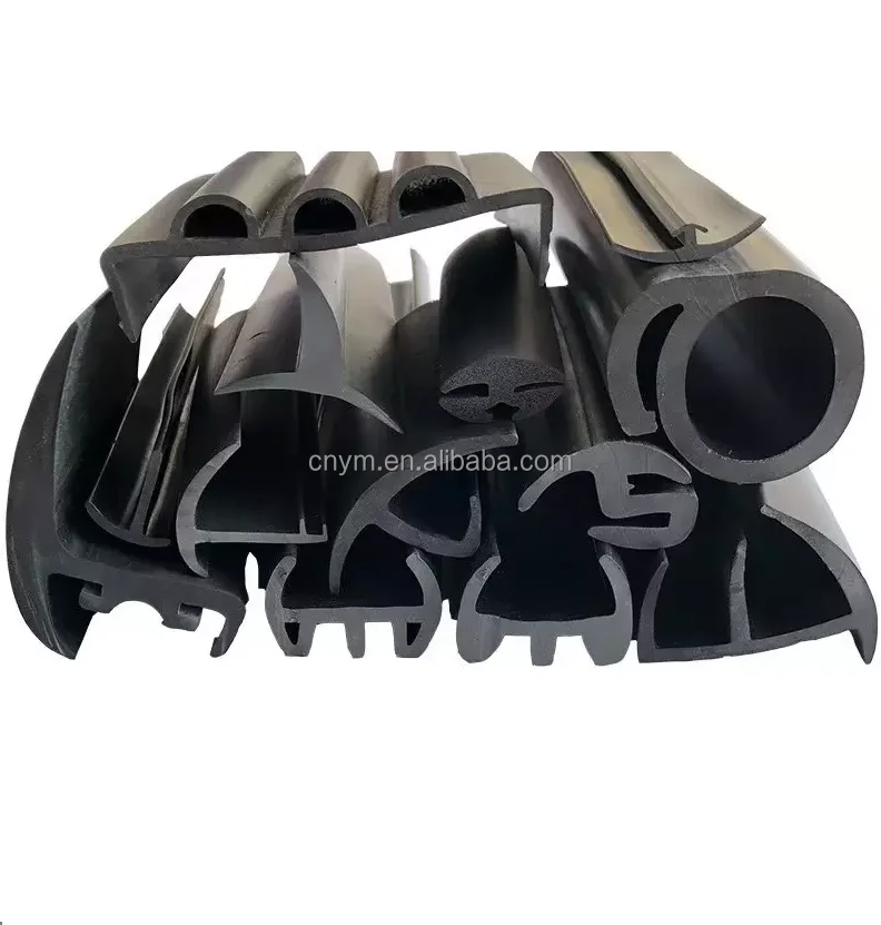 Epdm Black Car Door Extrusion Rubber Protective Sealing Strip Rubber ...