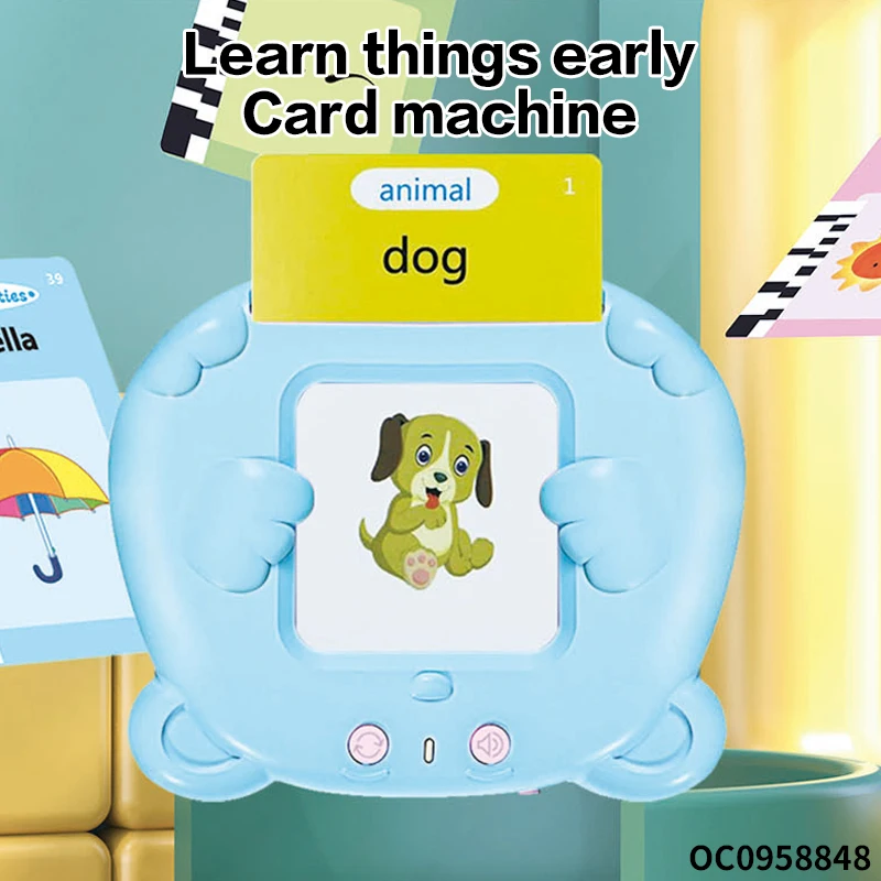 Kids Learning Flashcard Reader Speech Therapy Machine Toy Sight Words ...